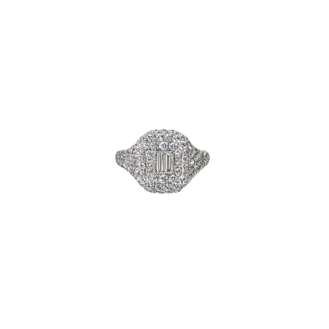 Anello da mignolo con brillante centrale – SHARON & CO.